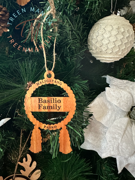 Mini Wooden Parol Ornament – Treen Manila
