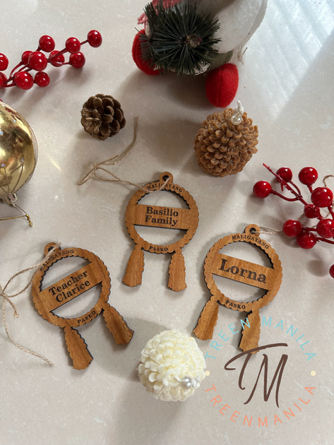 Mini Wooden Parol Ornament – Treen Manila