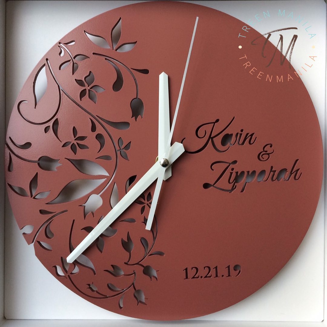 Personalized Acrylic Wall Clock – Treen Manila